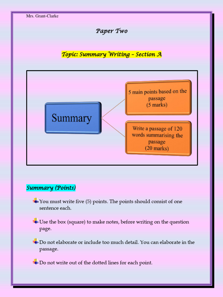 Paper Two what you need to remember | PDF | Essays | Paragraph