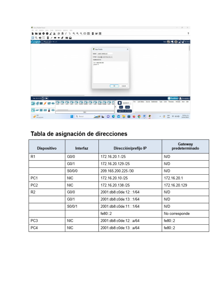 Tabla de Asignación de Direcciones | PDF