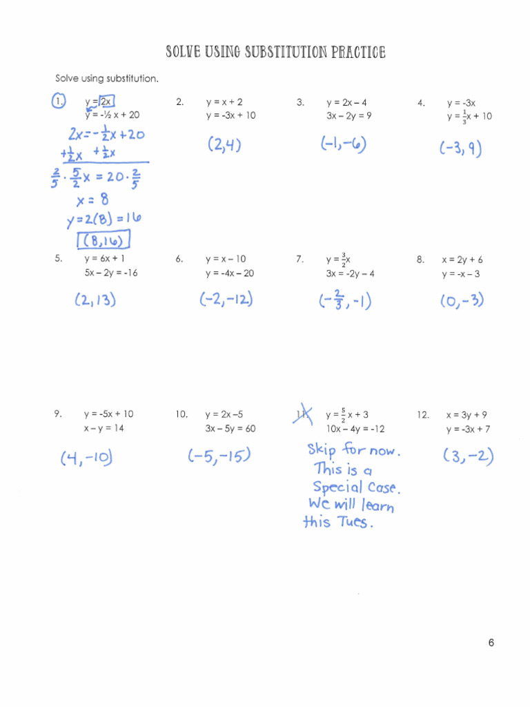 Pg. 6 Partial KEY | PDF