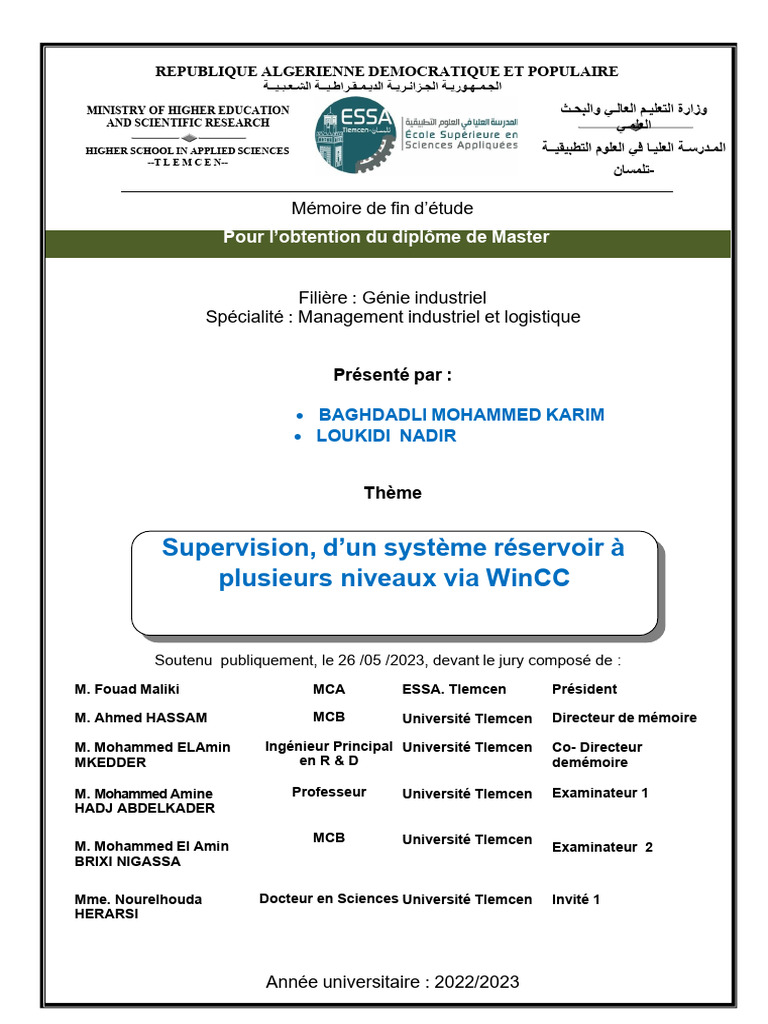 Pfe-Master | PDF | Automate programmable industriel | Langage de programmation