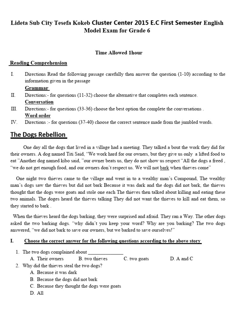 English g6 Model | PDF