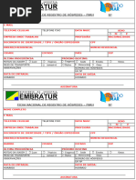 Ficha de Registro de Hóspedes FNRH | PDF