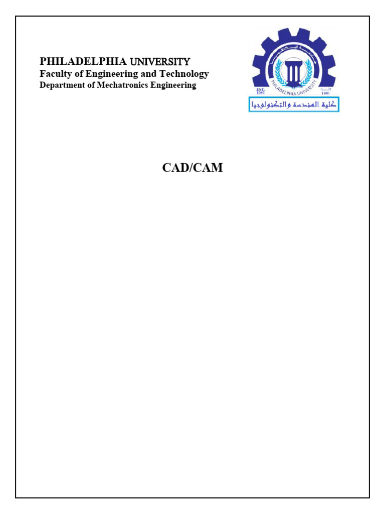 CAD CAM Report | PDF | Computer Aided Design | Engineering