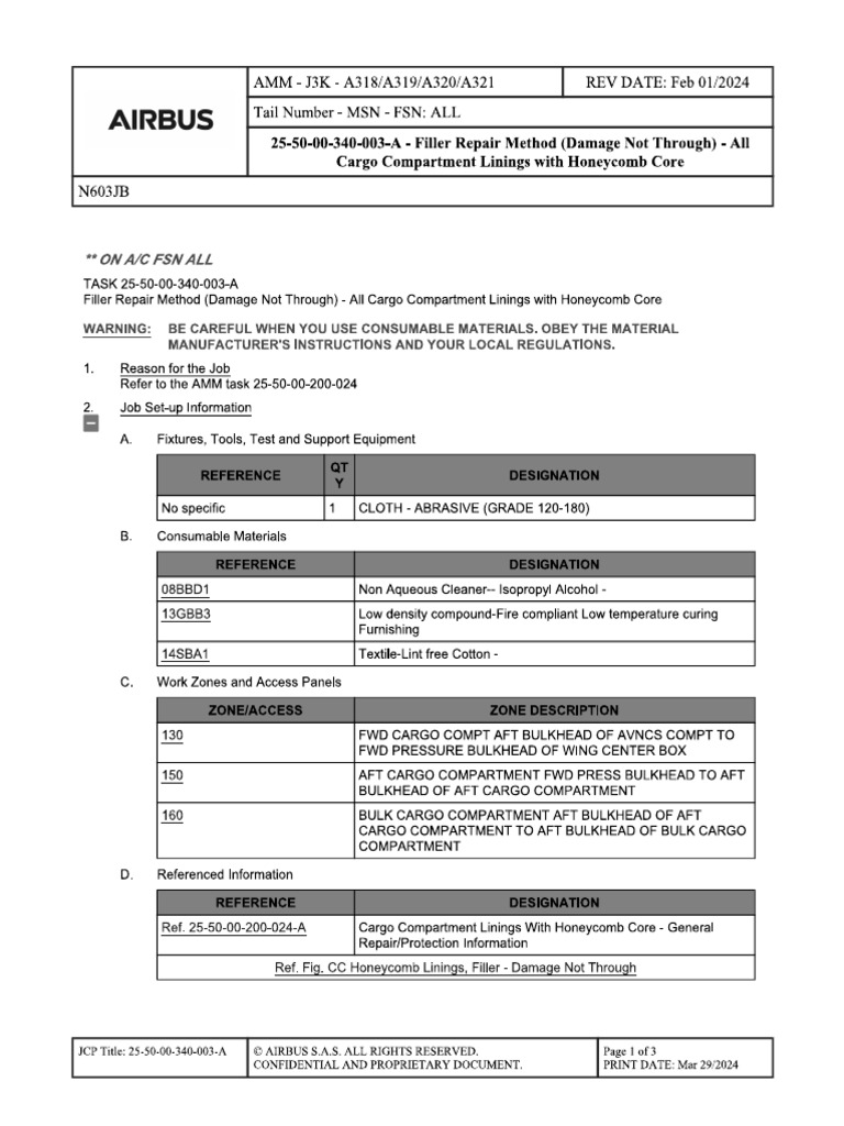 Amm 25-50-00-340-003-A | PDF