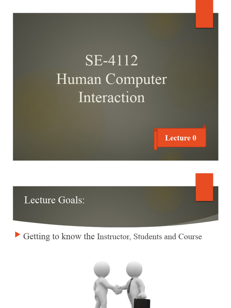0.week 1 HCI Introduction | PDF | Human–Computer Interaction | Cognition