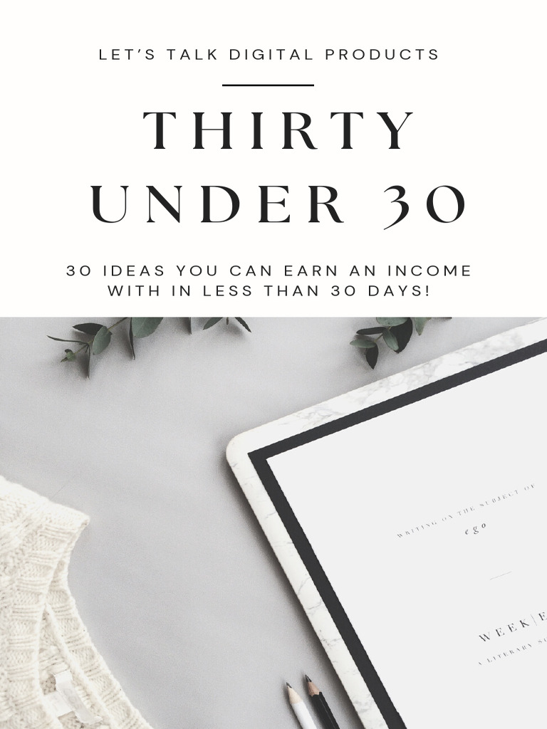 Thirty Under 30 | PDF | Social Media | Popular Culture & Media Studies