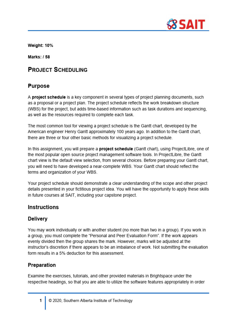 Project Scheduling | PDF | Citation