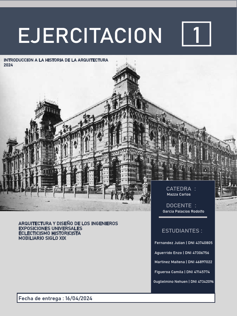 Ejercitacion 1 - Intro - Historia | PDF | Mueble | Derecho laboral