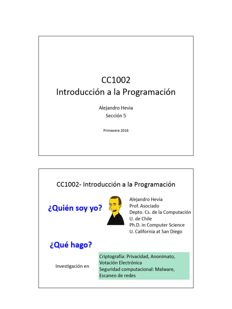 Clase 1 Introduccion Tipos Basicos Expresiones Variables | PDF | Algoritmos | Programación de ...