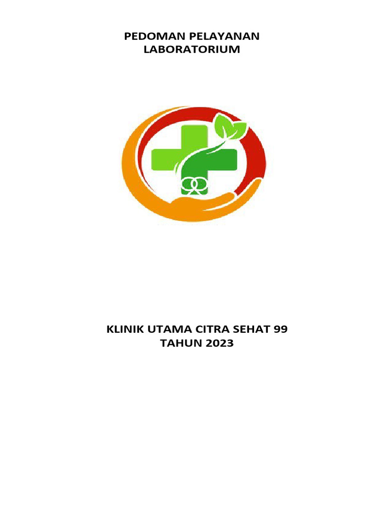 Pedoman Pelayanan Laboratorium Yang Benar | PDF