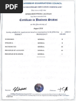 CSEC Int Sci Moderation-Of-SBA | PDF | Qualifications | Vocational Education