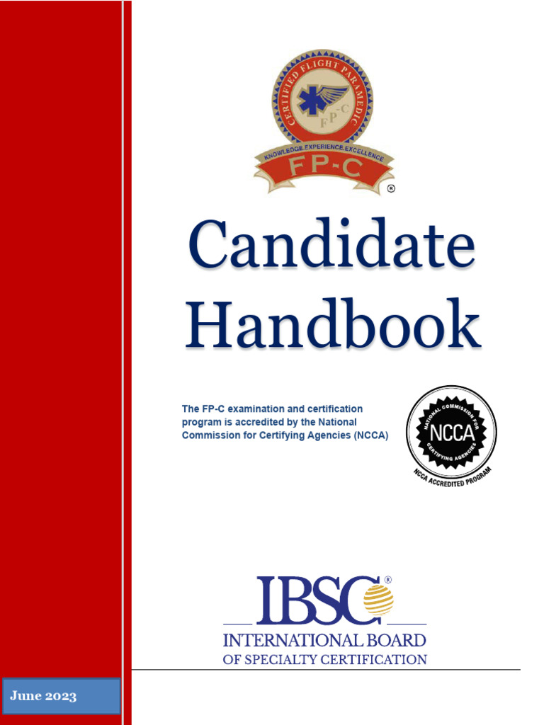 IBSC-FP-C Candidate Handbook | PDF | Clinical Medicine | Medical Specialties