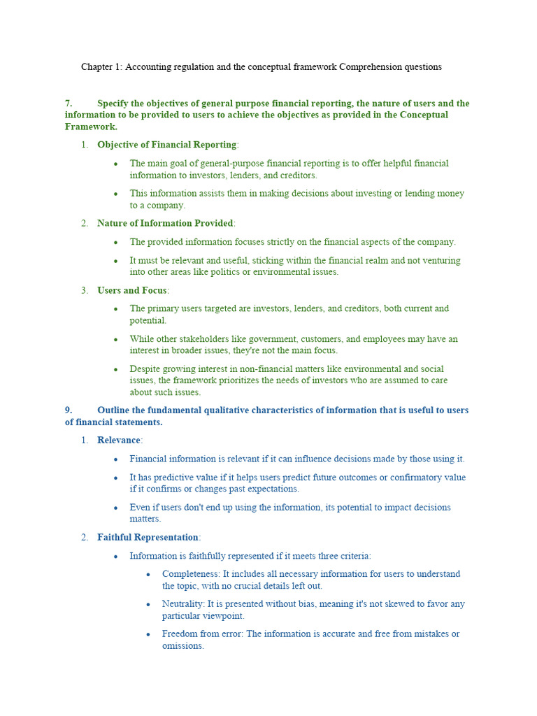 Intermediate Finance 110209 Chapter 1 Q & As | PDF | Debits And Credits ...
