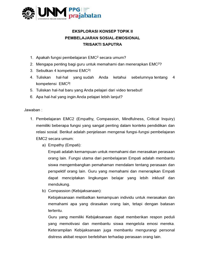 Eksplorasi Konsep Topik Ii | PDF | Karier & Perkembangan