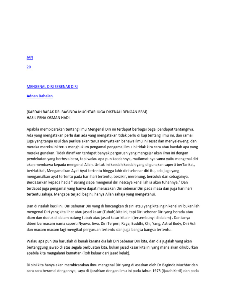 MENGENA | PDF | Filsafat | Pengembangan Diri