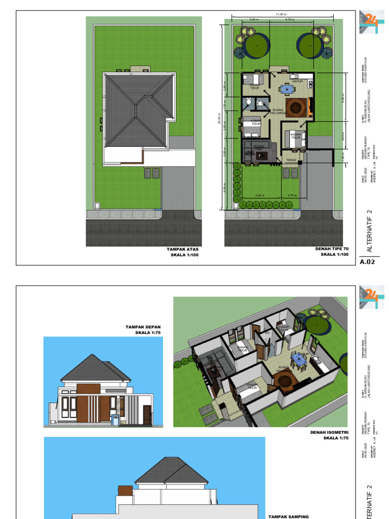 Rumah Type 70-1 | PDF