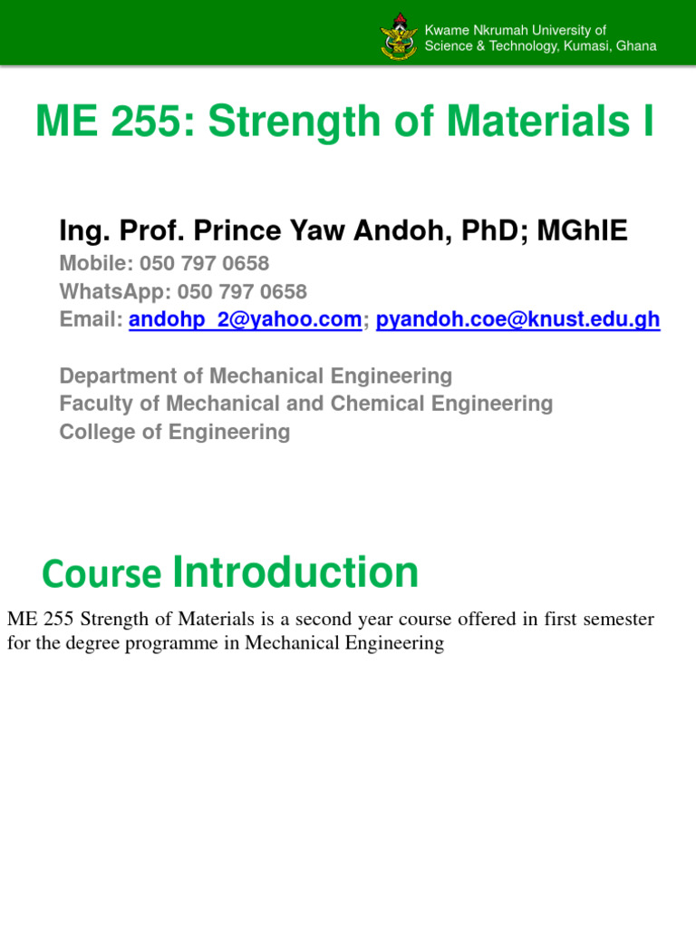Strength of Materials Tech | PDF | Ultimate Tensile Strength | Stress (Mechanics)