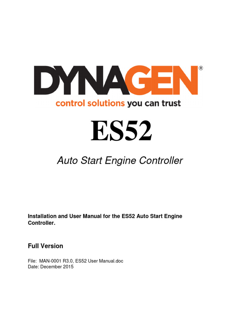 Manual Controlador GSC ES52 | PDF | Relay | Power Inverter