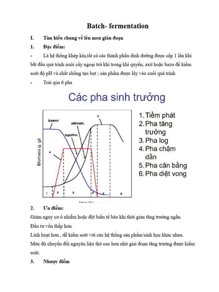 Batch Fermentation | PDF