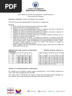 Field Events Scoresheet Form | PDF | Track And Field | Athletics