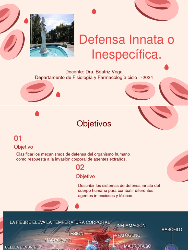 Clase 5° Defensa Innata o inespecifica | PDF | Sistema inmune innato ...