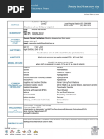 PACU Monitoring Sheet - RR Record - SCT-CON | PDF | Surgery | Health ...