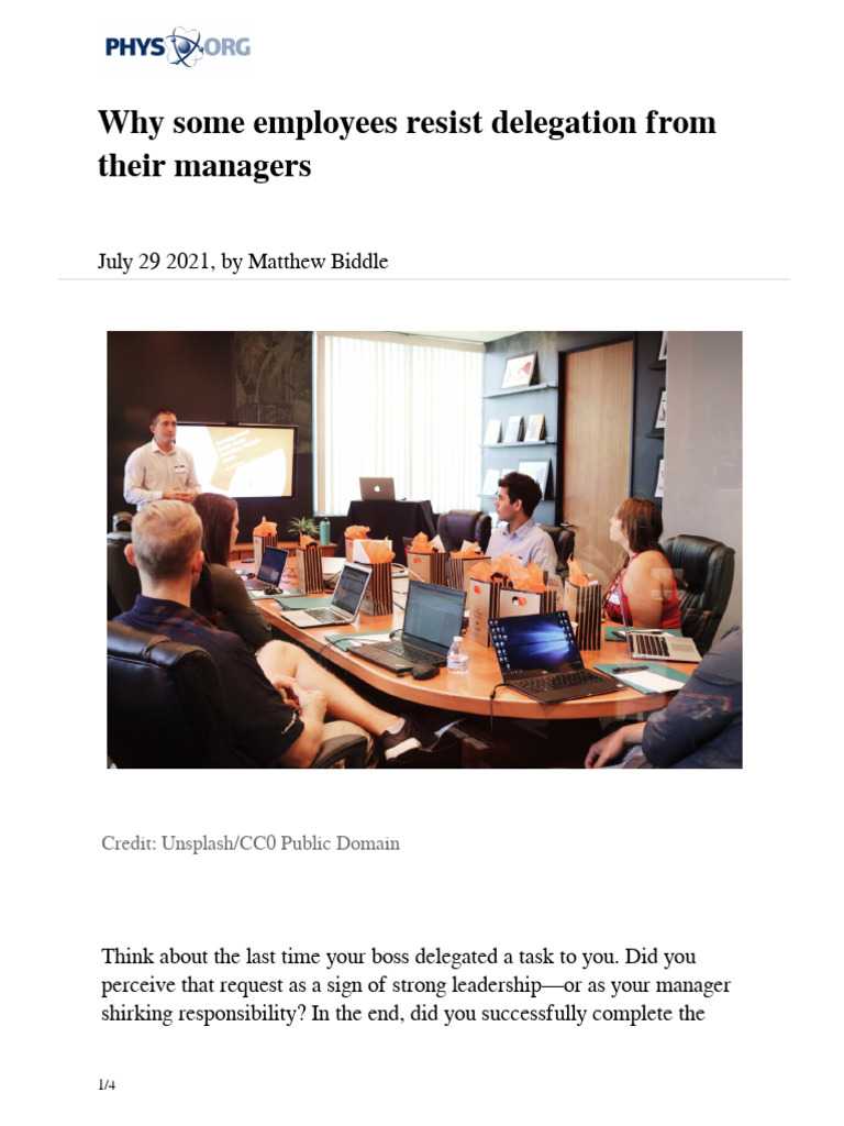 2021 07 Employees Resist | PDF | Leadership | Social Psychology