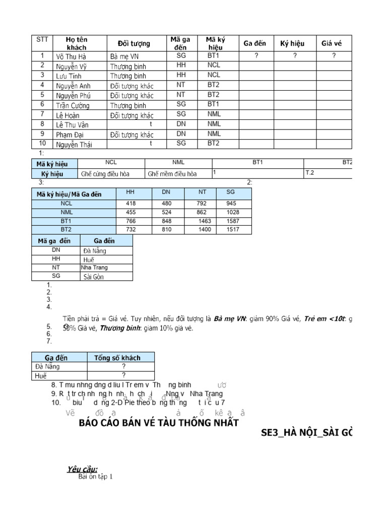 Bai Excel | PDF | Vietnam