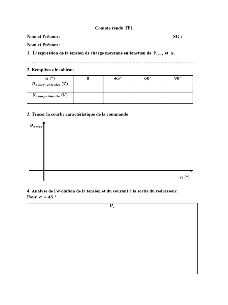 Compte Rendu TP1 | PDF