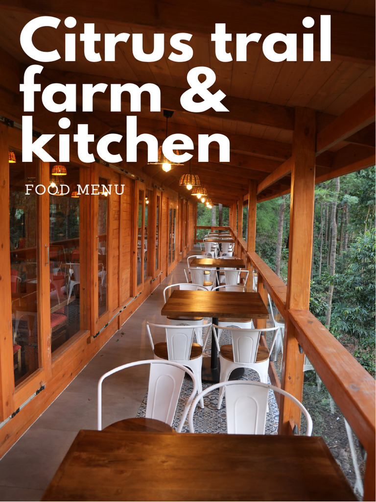 Citrus Trail - Food Menu Revised | PDF | Pancake | Indian Cuisine