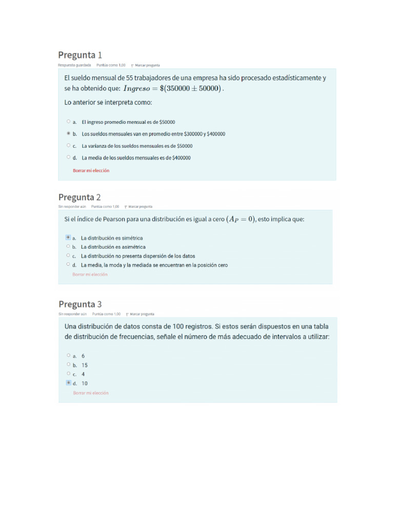 Estadistica Prueba 2 | PDF