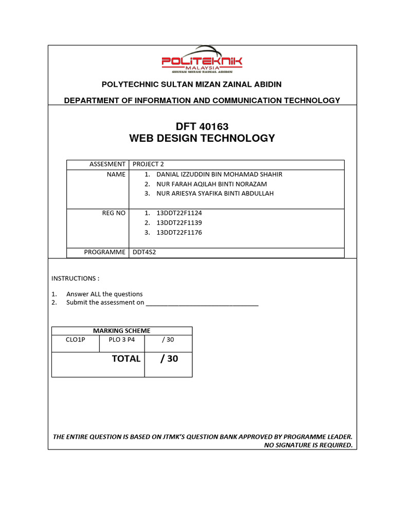 Project2 Pdf J Query World Wide Web 1140