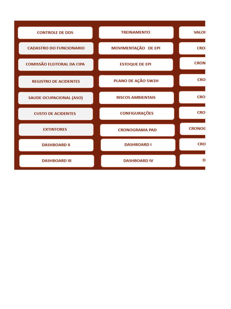 Planilha de Indicadores de Seguranca Do Trabalho 1 | PDF | Microsoft Excel Planilha de Indicadores de Seguranca Do Trabalho 1 | PDF | Microsoft Excel