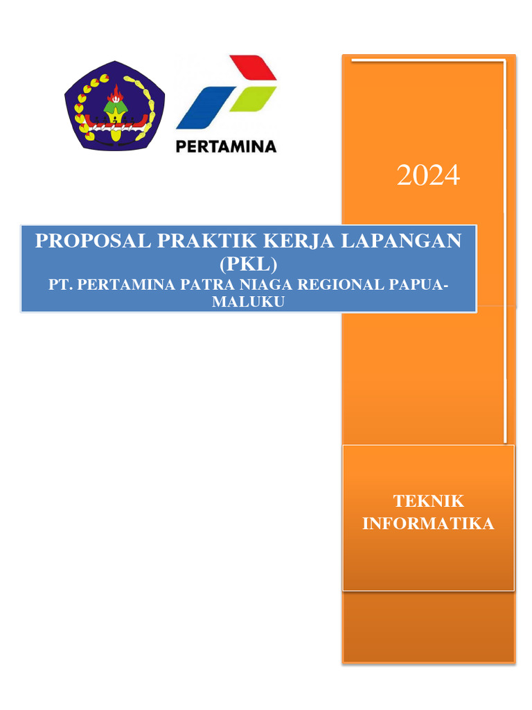 Proposal PKL di Pertamina Patra Niaga | PDF | Karier & Perkembangan ...
