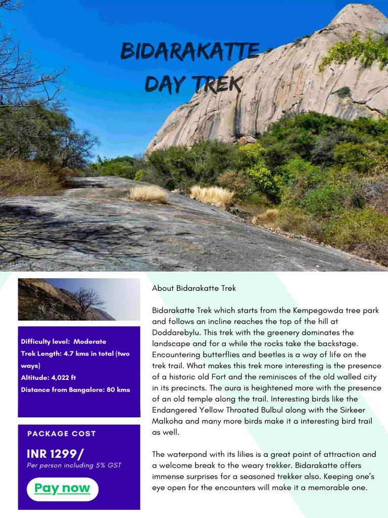 Bidarakatte Trek | Download Free PDF | Health Sciences | Health Care