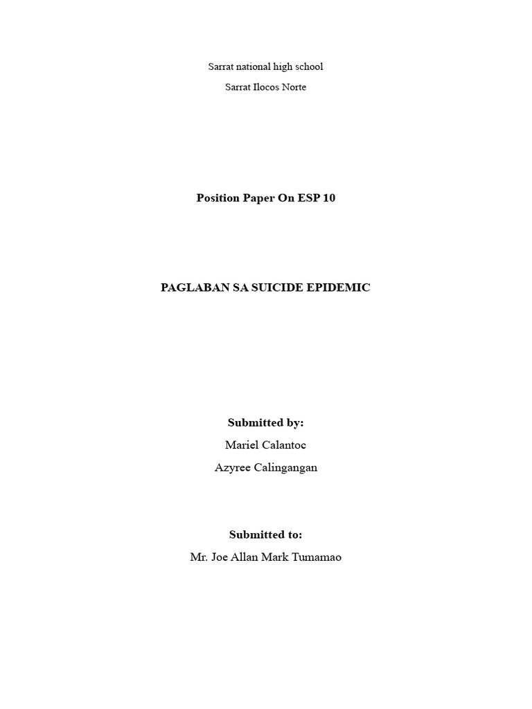 Position Paper | PDF