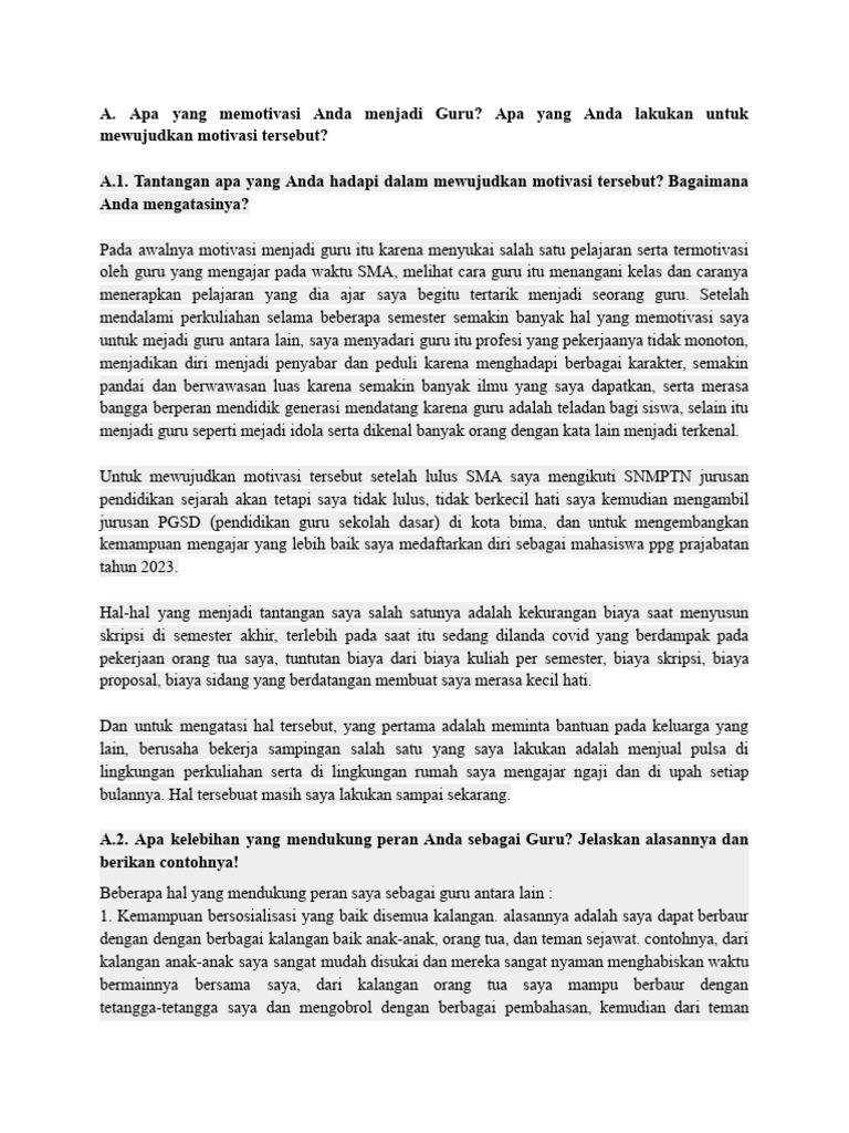 Essay Maya | PDF | Karier & Perkembangan | Pengembangan Diri