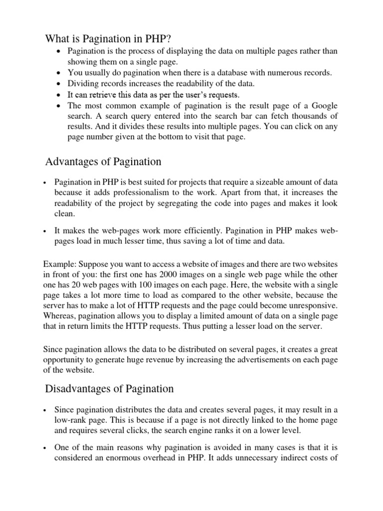 13 Pagination | PDF | World Wide Web | Internet & Web