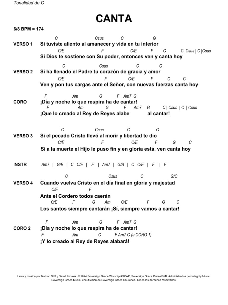 Canta Acordes C | PDF