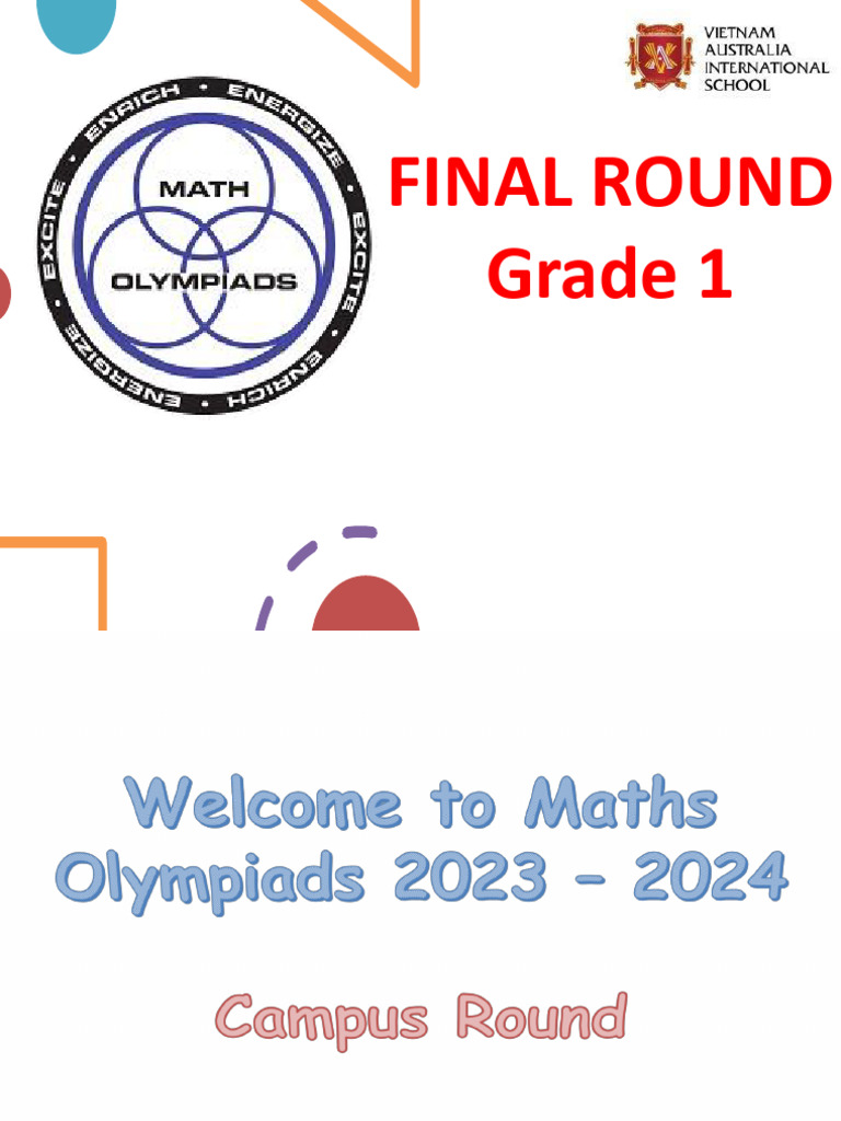 Grade 1-Olympiad-Final Round-2023-2024 | PDF