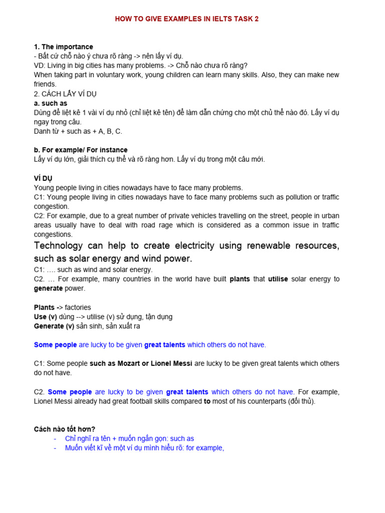 Examples in IELTS Task 2 Writing | PDF | Nature | Sustainable Energy