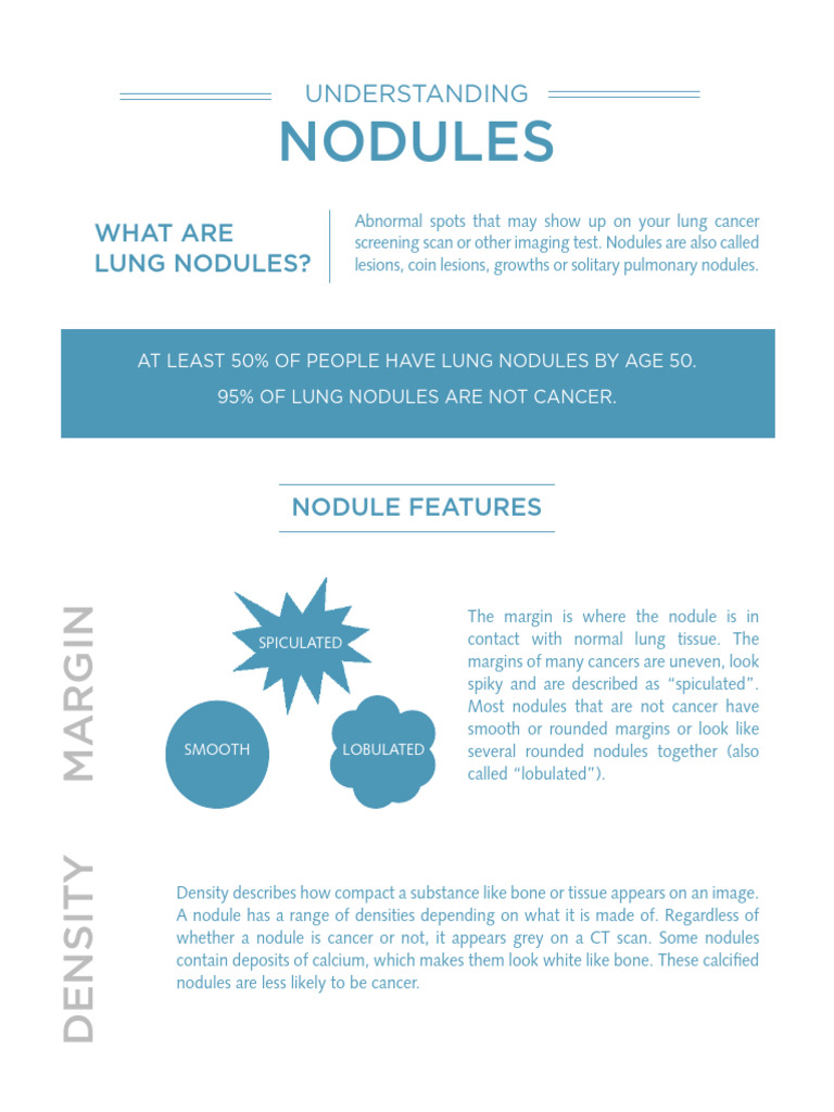 Understanding Lung Nodules: Key Facts | PDF | Diseases And Disorders ...