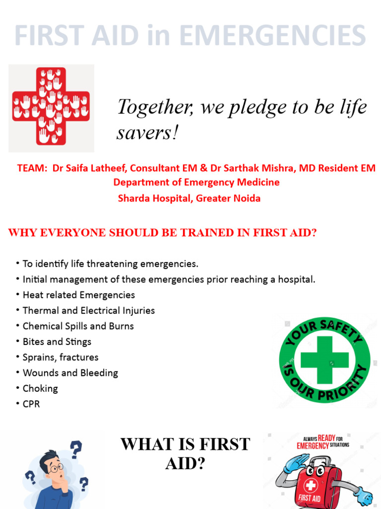 FIRST AID Training - FINAL | PDF | Wound | First Aid