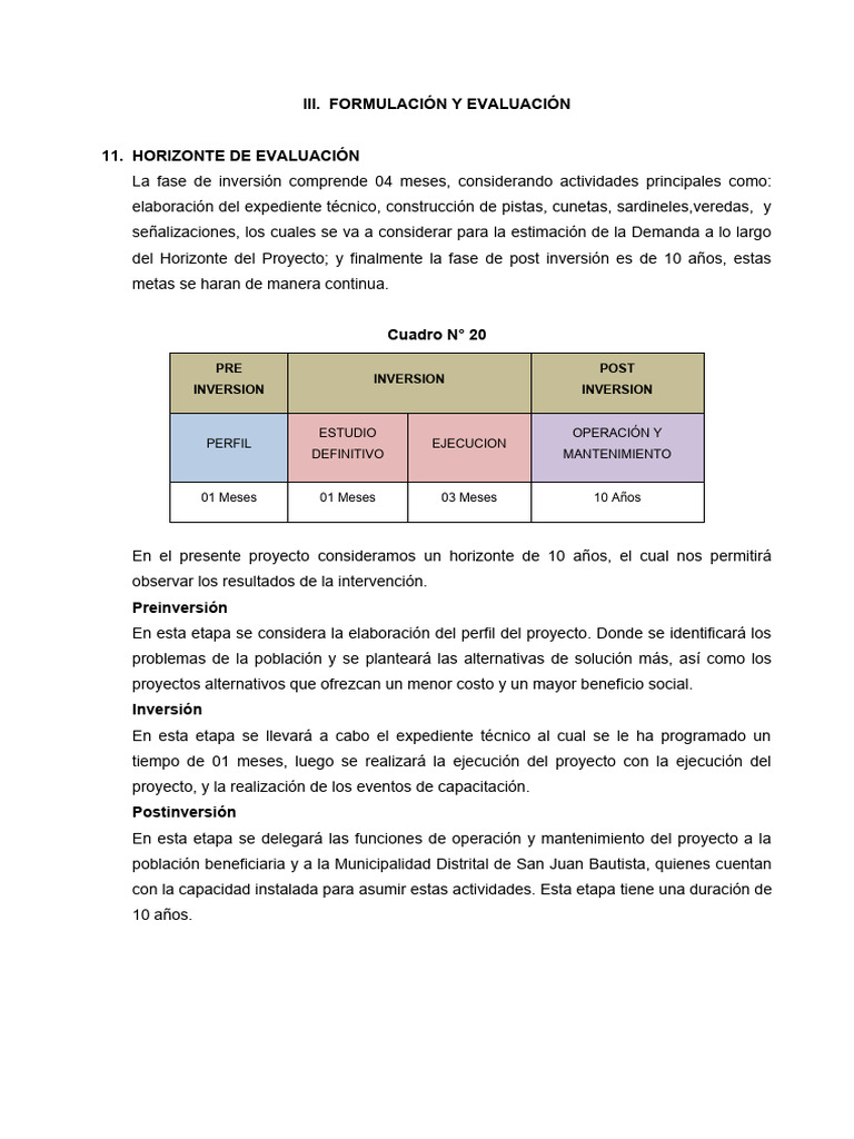 Iii Formulacion y Evaluacion | PDF | Residuos | Transporte Iii Formulacion y Evaluacion | PDF | Residuos | Transporte