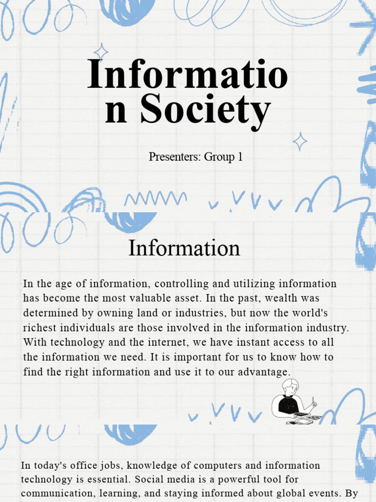 Information Society Group 1 | PDF | World Wide Web | Internet & Web