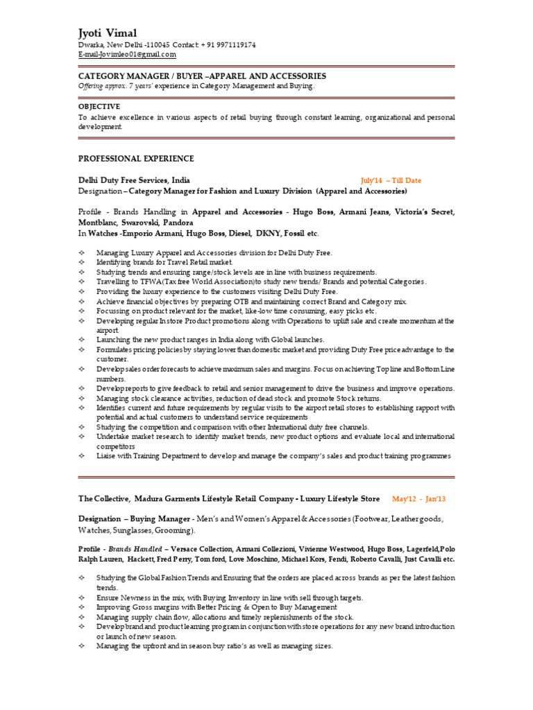 Jyoti Vimal | PDF | Retail | Brand