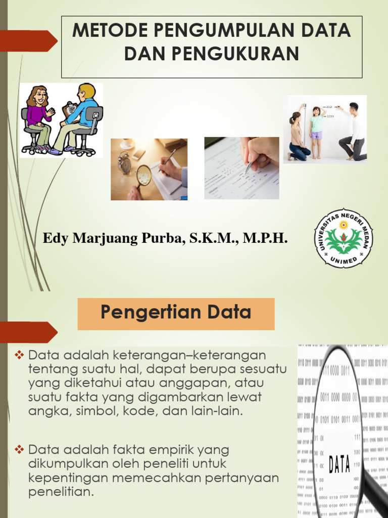 Metode Pengumpulan dan Pengukuran Data | PDF