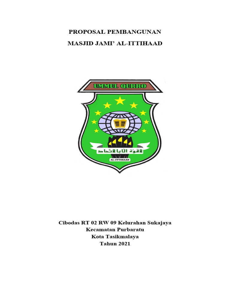Contohproposal - Id - Contoh Proposal Pembangunan Masjid 3 | PDF Contohproposal - Id - Contoh Proposal Pembangunan Masjid 3 | PDF