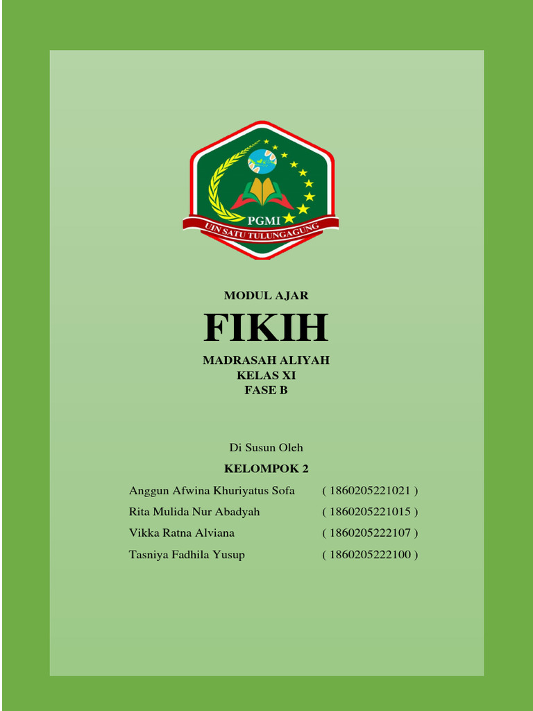 Modul Fiqih Nikah Kelas XI Semester 2 | PDF