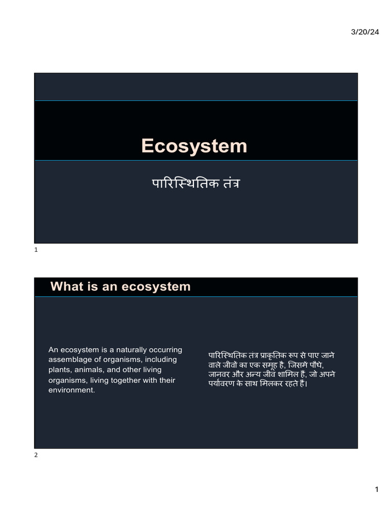Ecosystem PDF | PDF